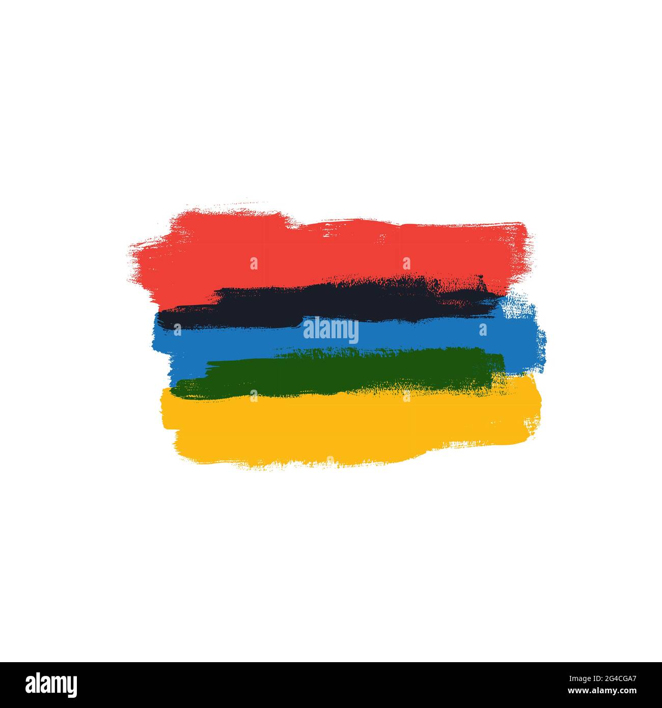 Color highlight stripes markers. Stylish highlight elements for design ...