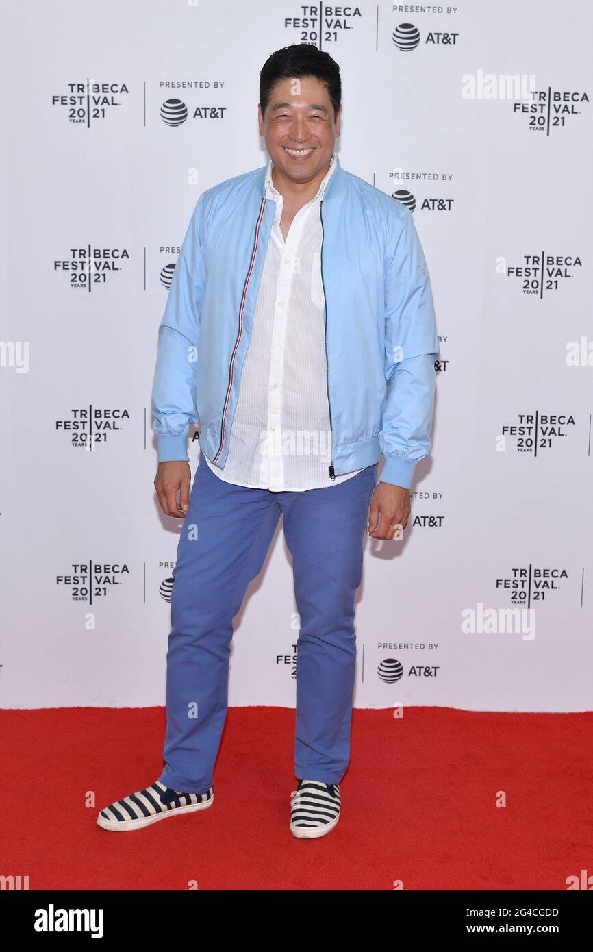 Peter Kim attends the premiere for “The God Committee” at Brooklyn ...