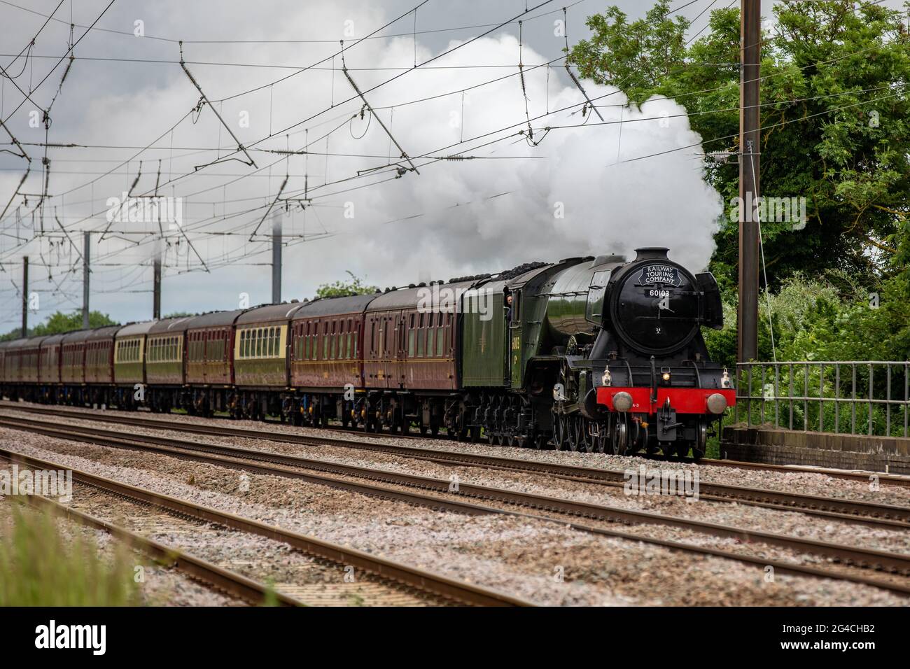 60103 Flying Scotsman, TThe White Rose Railtour Stock Photo - Alamy