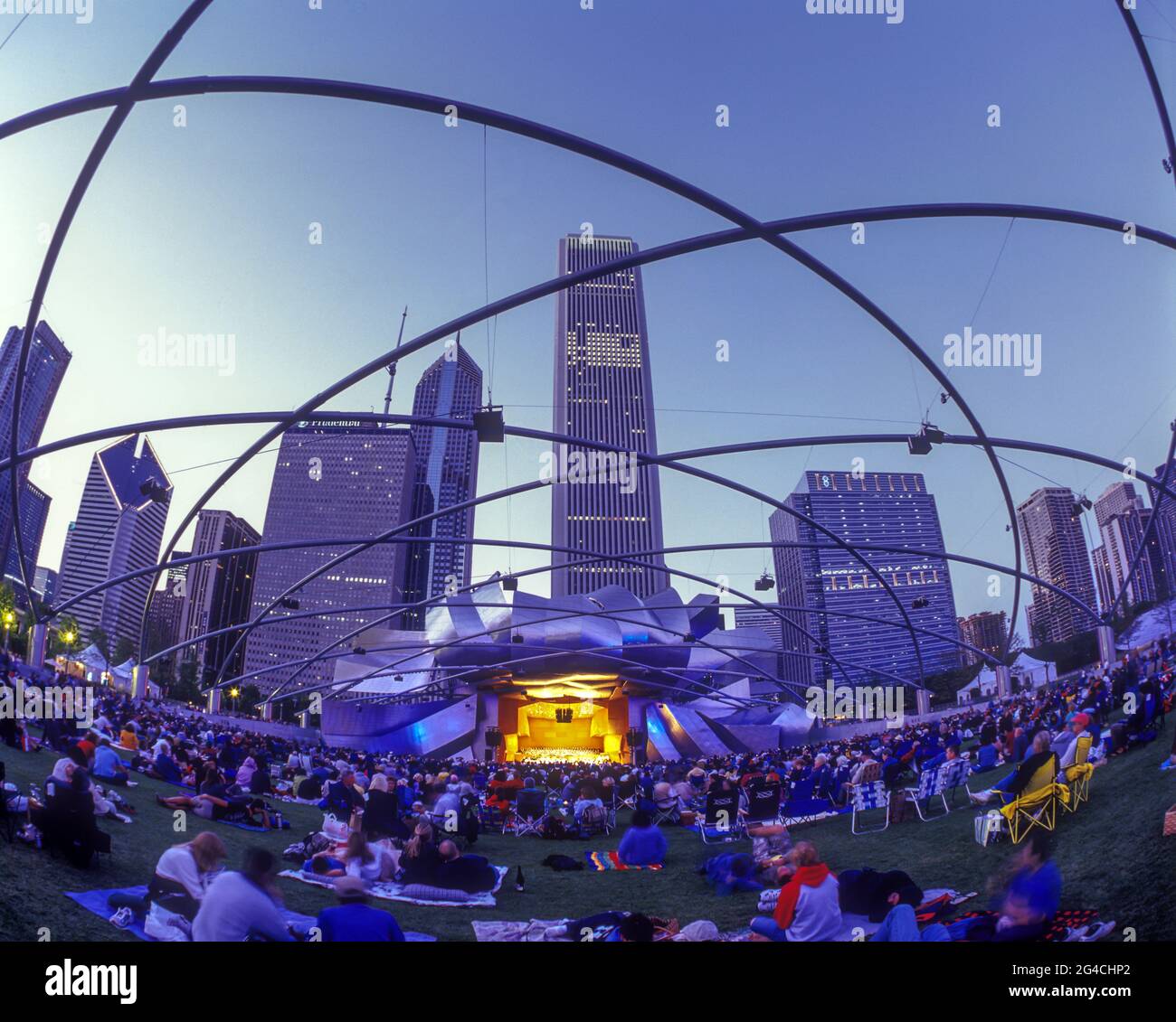 2010 HISTORICAL PRITZKER PAVILION (©FRANK GEHRY 2004) MILLENNIUM PARK ...