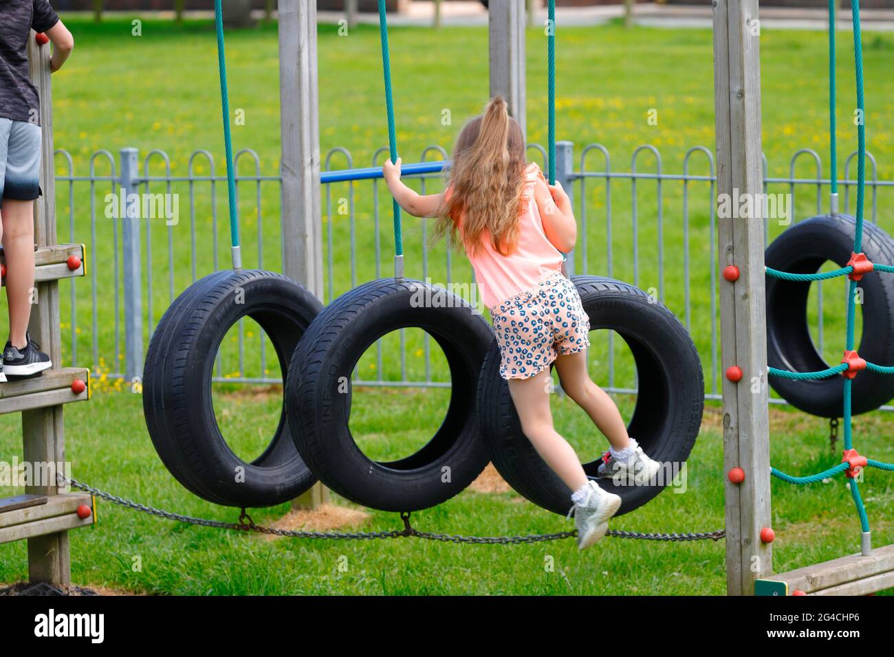 Wooden obstacle course hi-res stock photography and images - Alamy