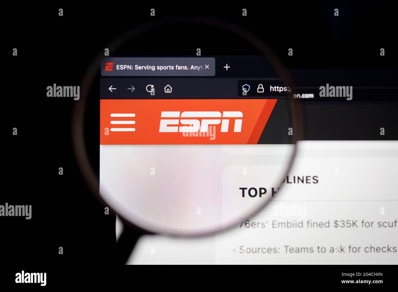 Espn logo hi-res stock photography and images - Alamy