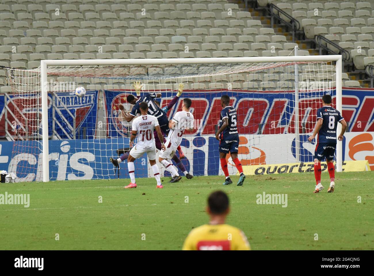 Fortaleza, Brazil. 20th June, 2021. David of Fortaleza during the ...