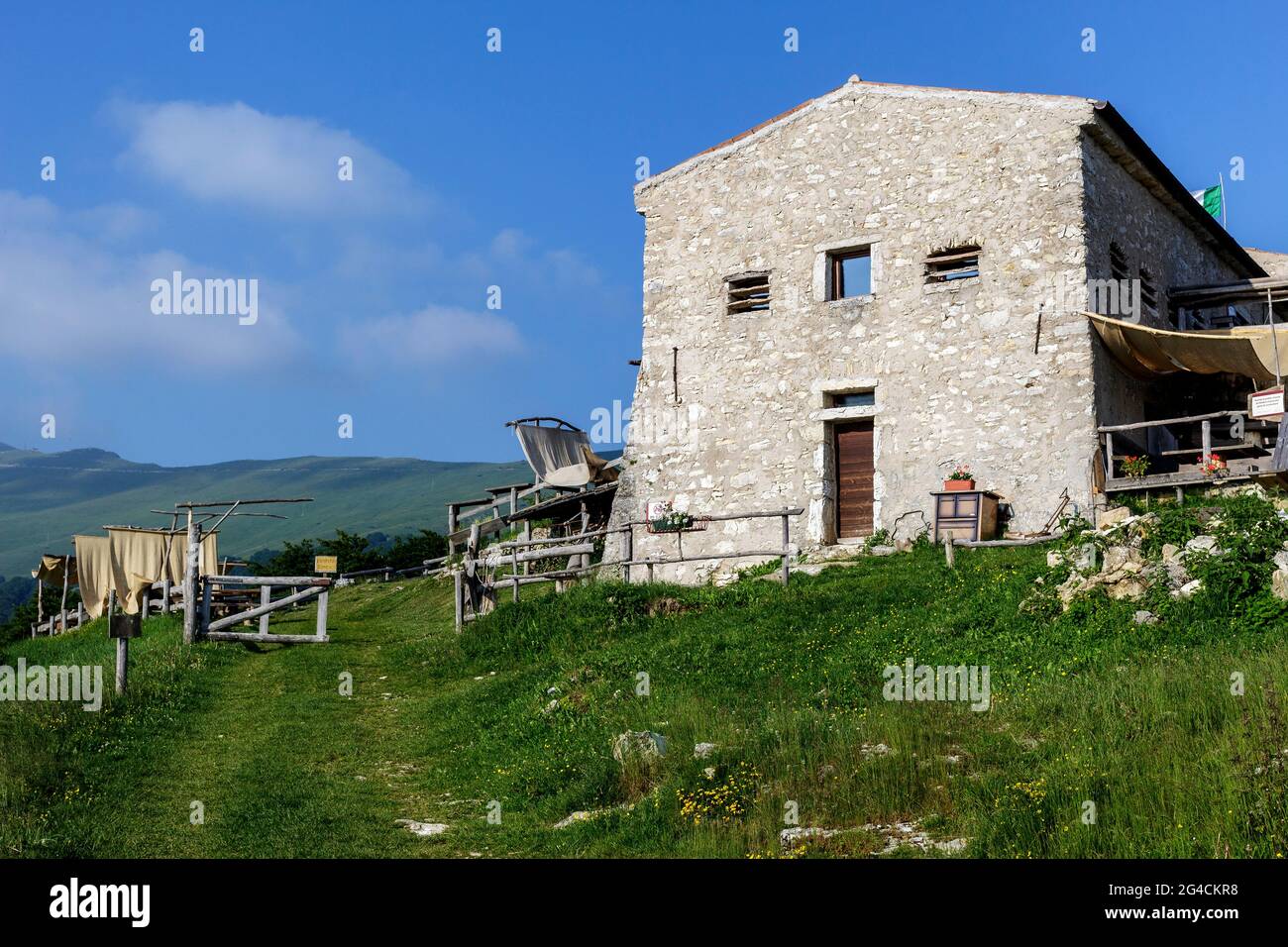 The Malga Pralongo Stock Photo - Alamy