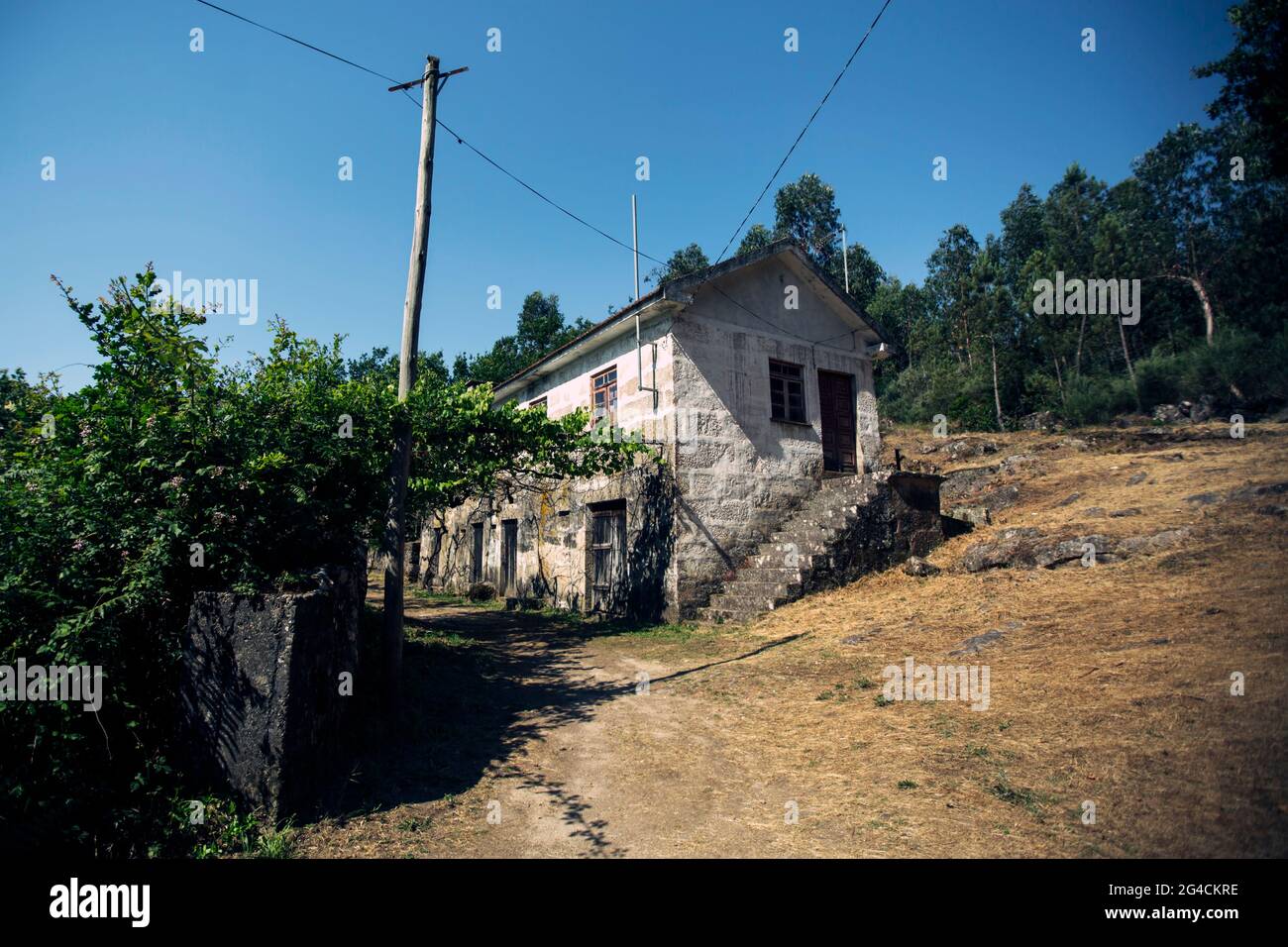 Typical rural architecture in northern portugal hi-res stock ...