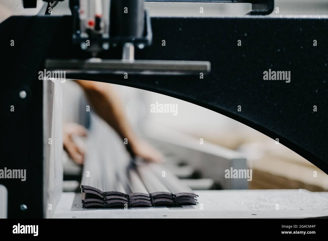 A closeup shot of machine tools at a fact Stock Photo - Alamy