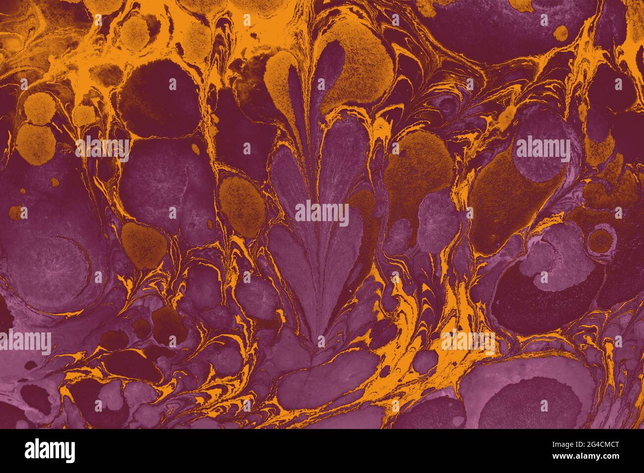 An abstract purple and orange paint background Stock Photo - Alamy
