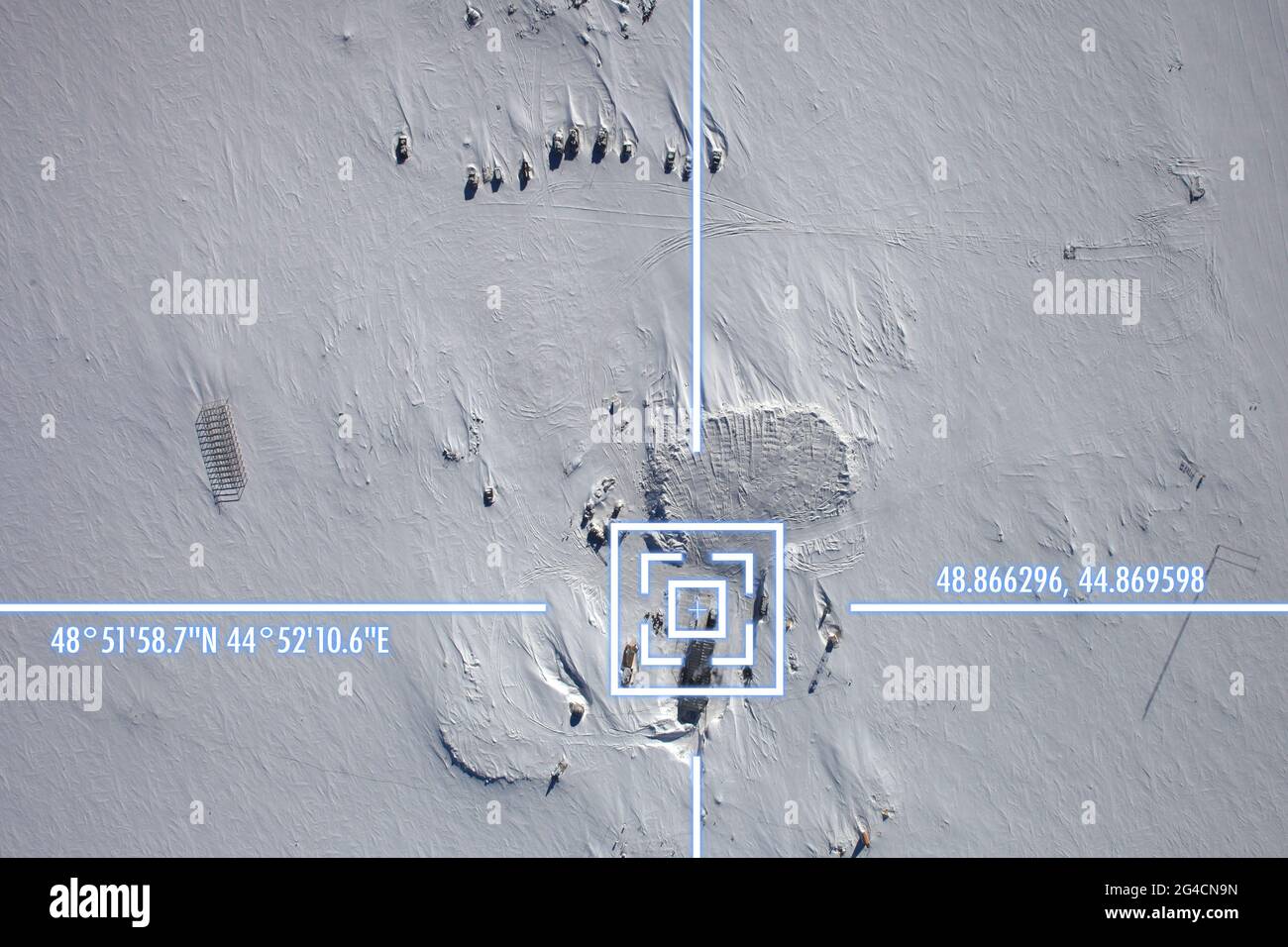 view from satellite on the earth surface, geolocation, gps coordinates ...