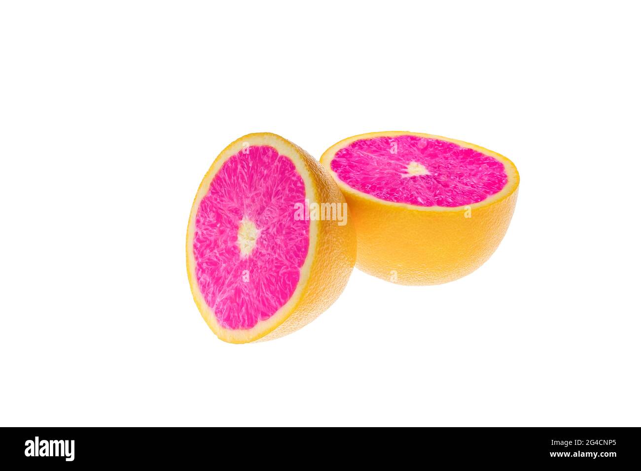 simple purple orange citrus fruit isolated on white background ...