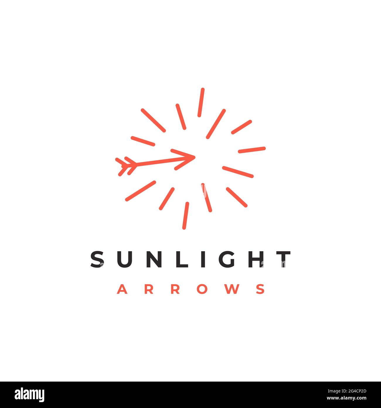 Line art sun and arrows logo design Stock Vector Image & Art - Alamy