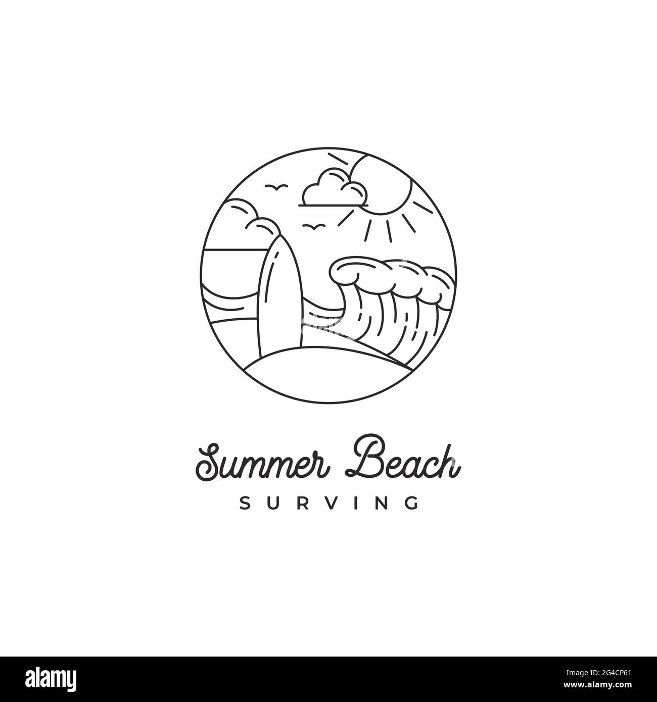 Surfboard Logo Design