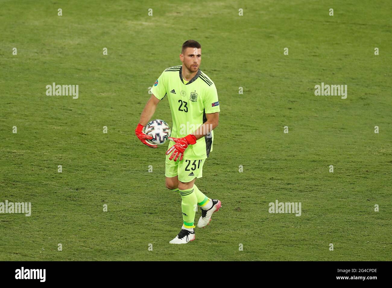 Sevilla, Spain. 19th June, 2021. Unai Simon (ESP) Football/Soccer ...
