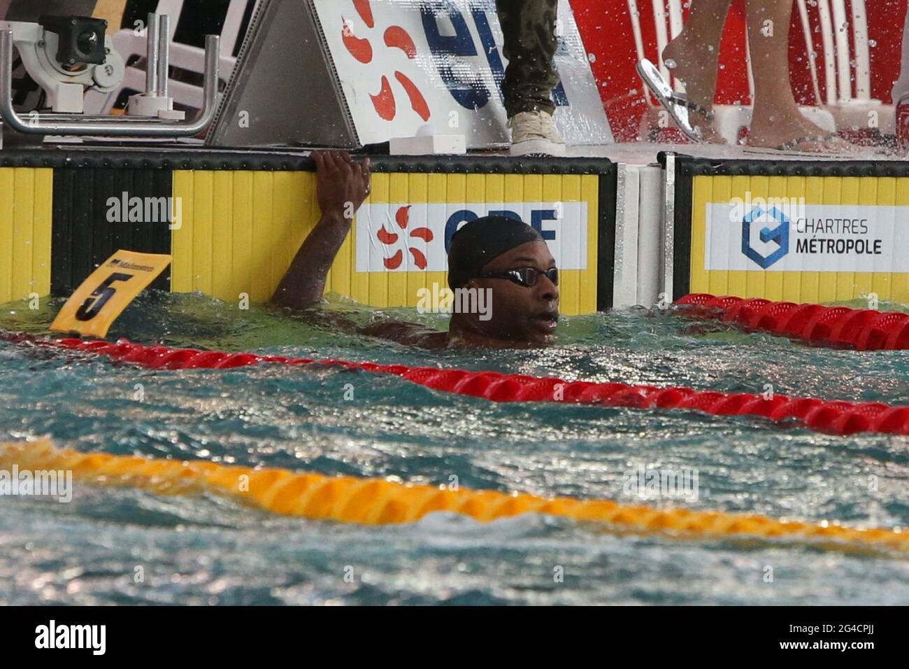 Medhy Mettela of CN Marseille Finale 100 M Butterfly Men during the ...