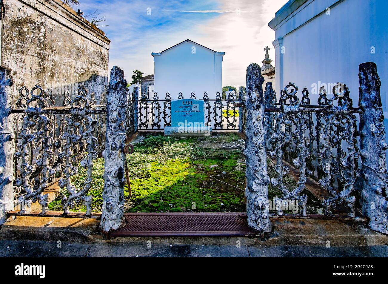 Above-ground graves and family tombs are pictured at St. Patrick ...