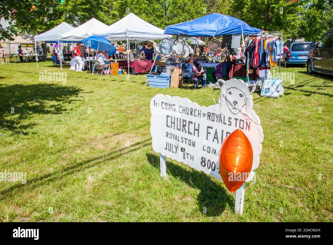 Congregational Church fair on the Town Common in Royalston ...