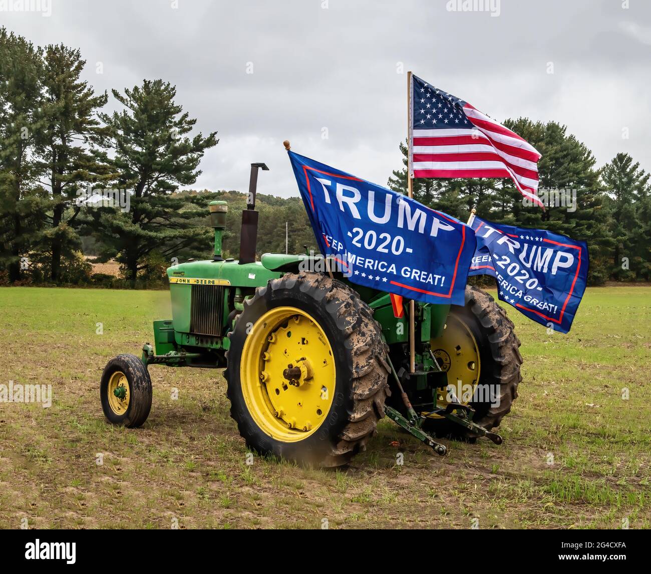 Rebel Flags With John Deere