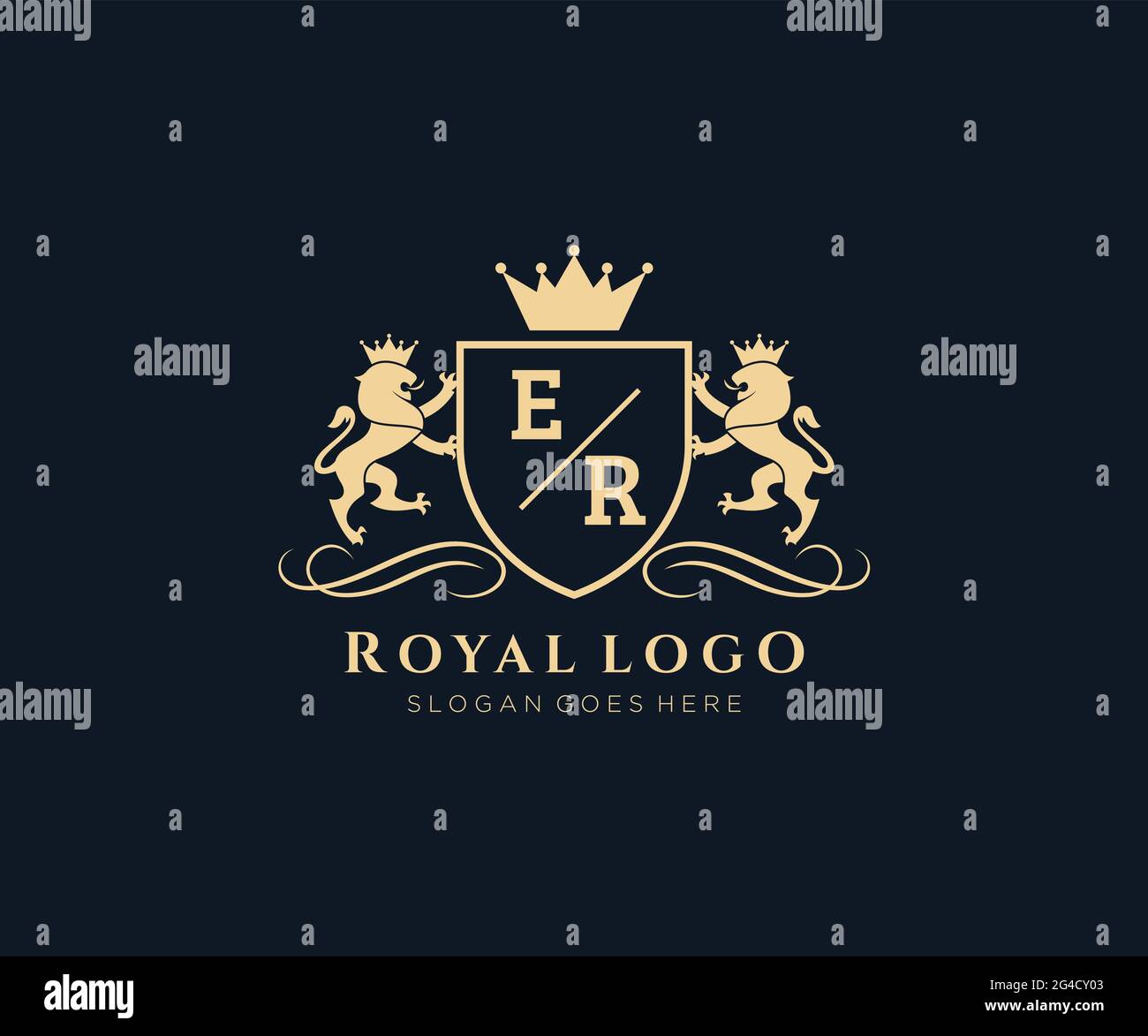 Royal crest er Stock Vector Images - Alamy