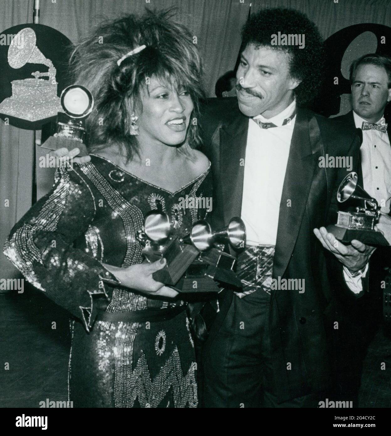 Tina Turner Lionel Ritchie 1985Photo By John Barrett/PHOTOlink ...