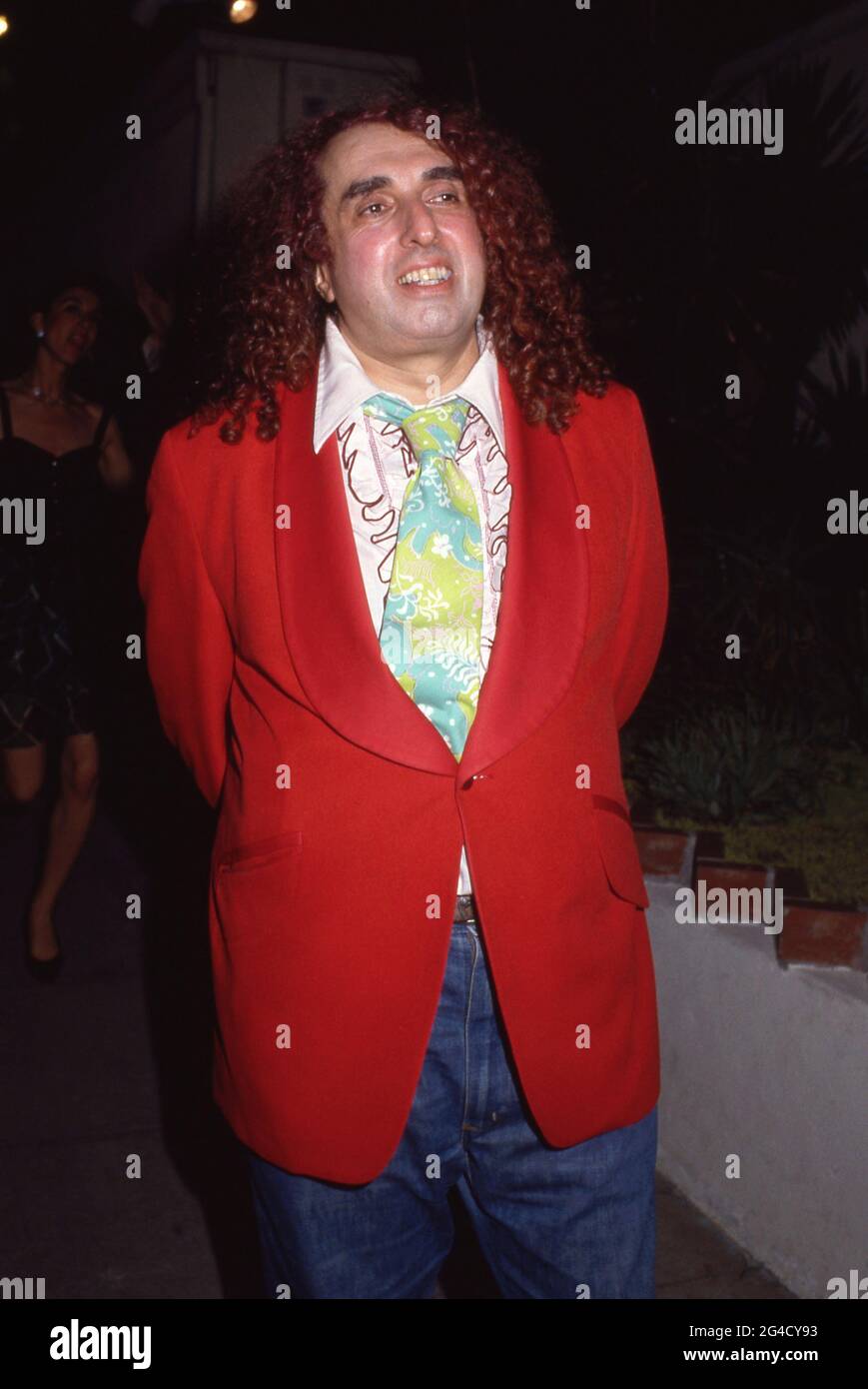 Tiny Tim 1990 Credit: Ralph Dominguez/MediaPunch Stock Photo - Alamy
