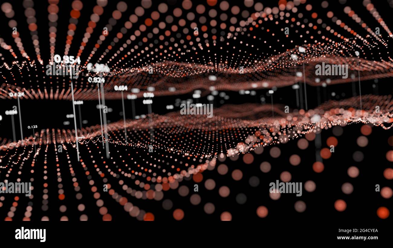 Big Data Visualization. Abstract structure Stock Photo - Alamy