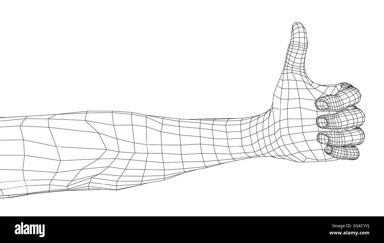 Thumb up hand sign. Vector Stock Vector Image & Art - Alamy