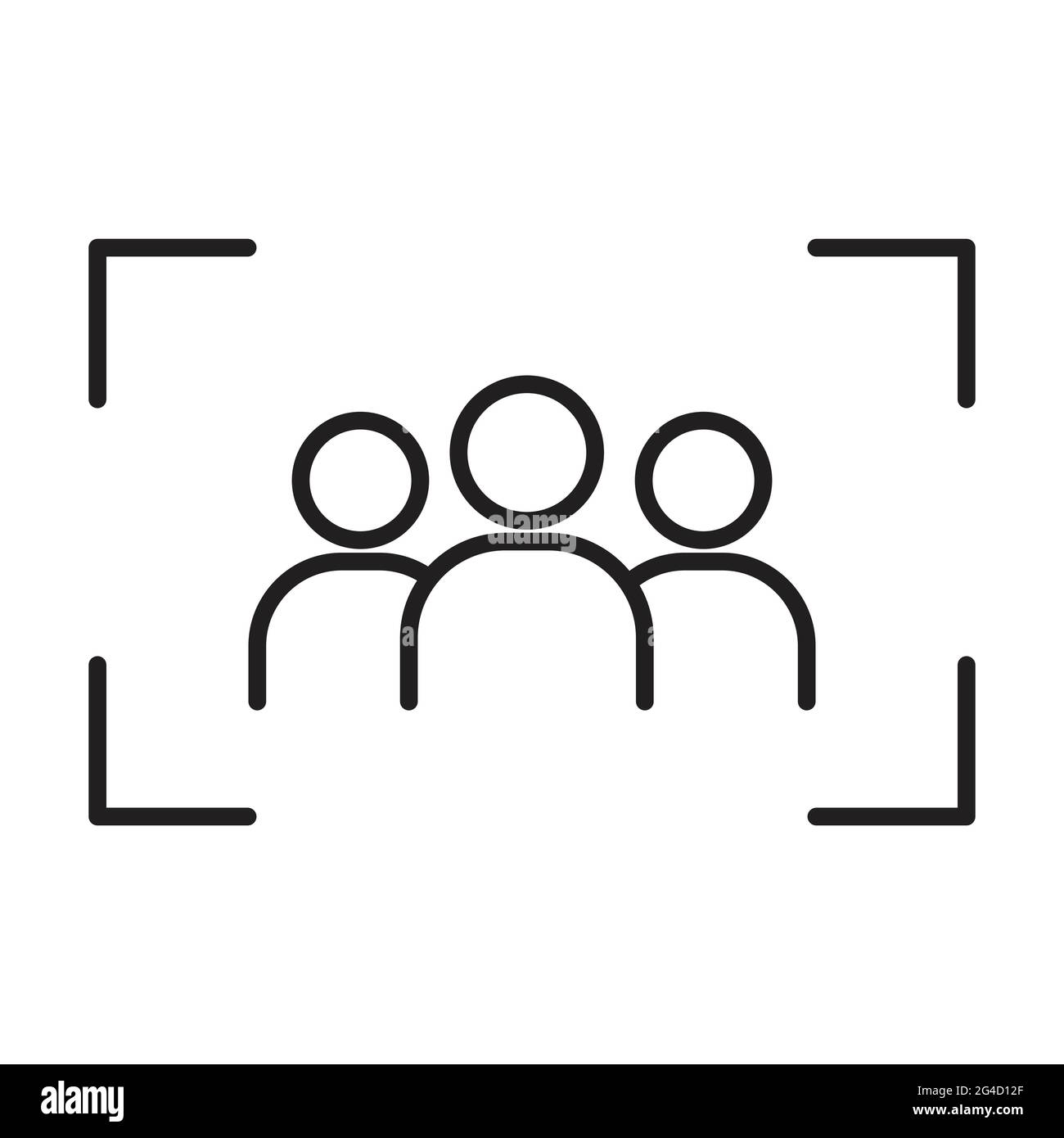 Target audience vector icon, goal client sign for your web design, logo ...