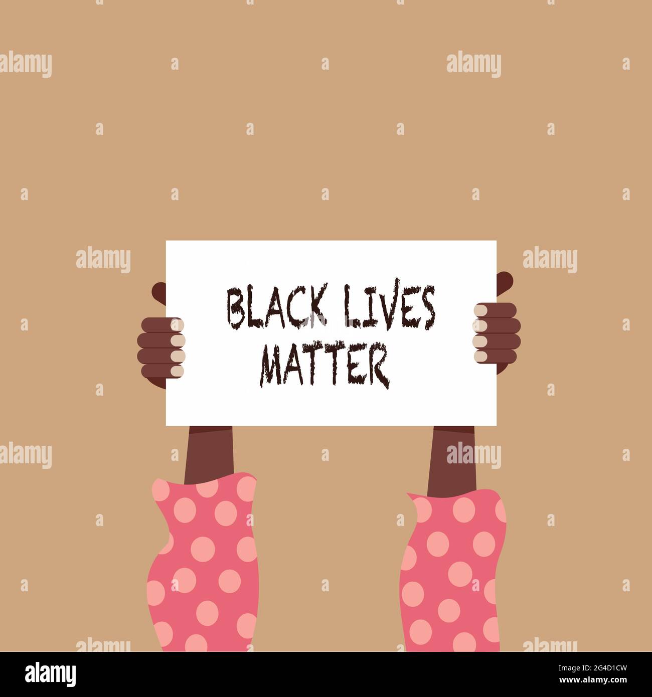 Racism placard Stock Vector Images - Alamy