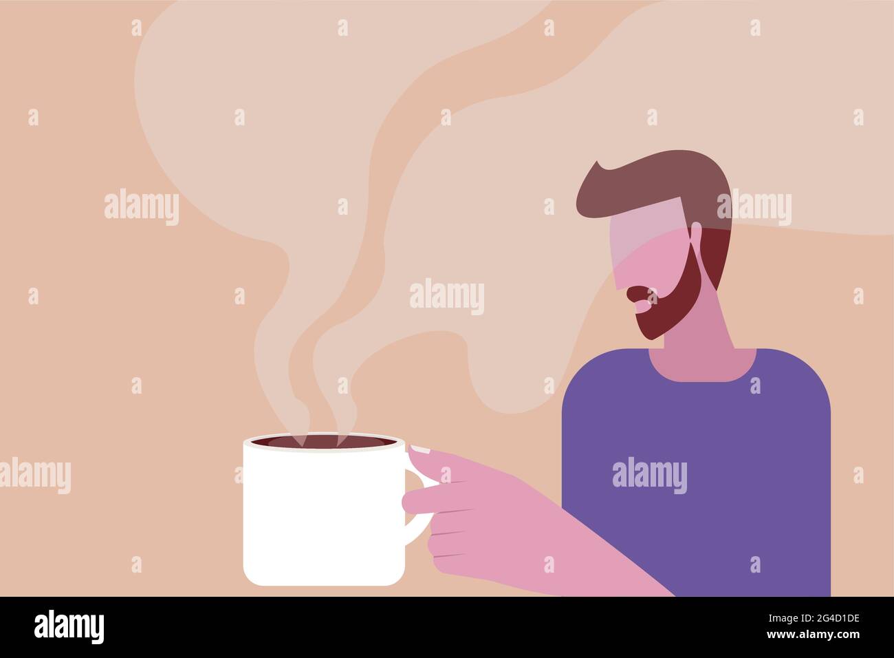 Hot steaming refreshing coffee hi-res stock photography and images - Alamy