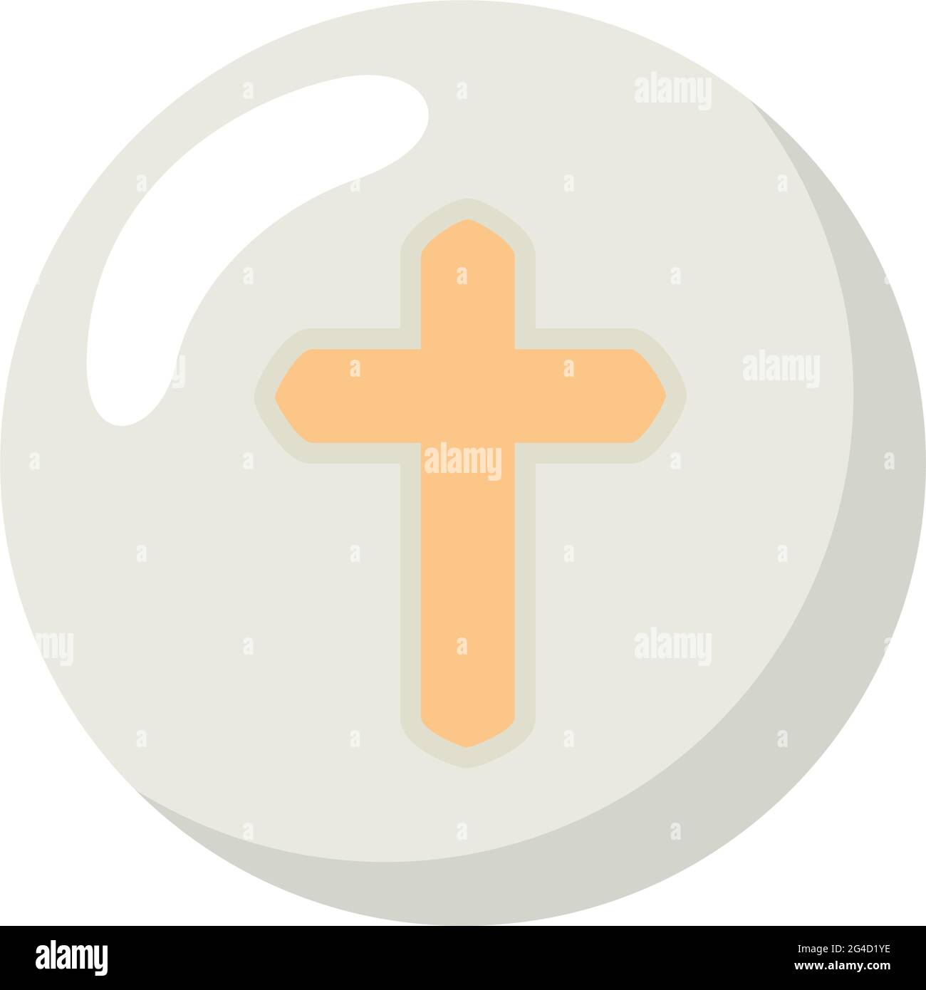 first communion host with cross Stock Vector Image & Art - Alamy