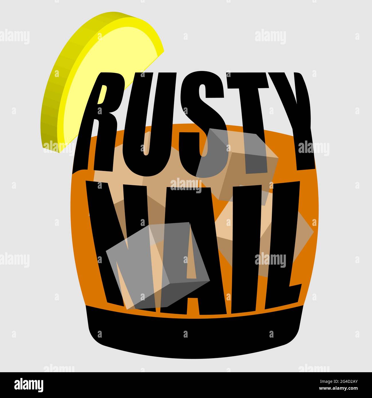 Rusty Nail Vector