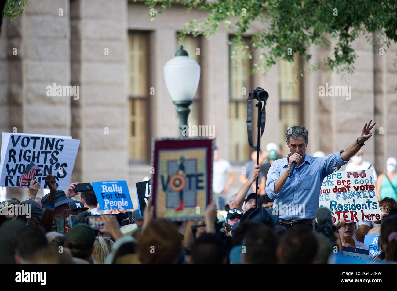 Voting rights rally austin hi-res stock photography and images - Alamy