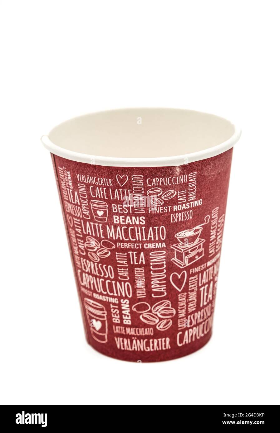 Top view notepad coffee Cut Out Stock Images & Pictures - Alamy