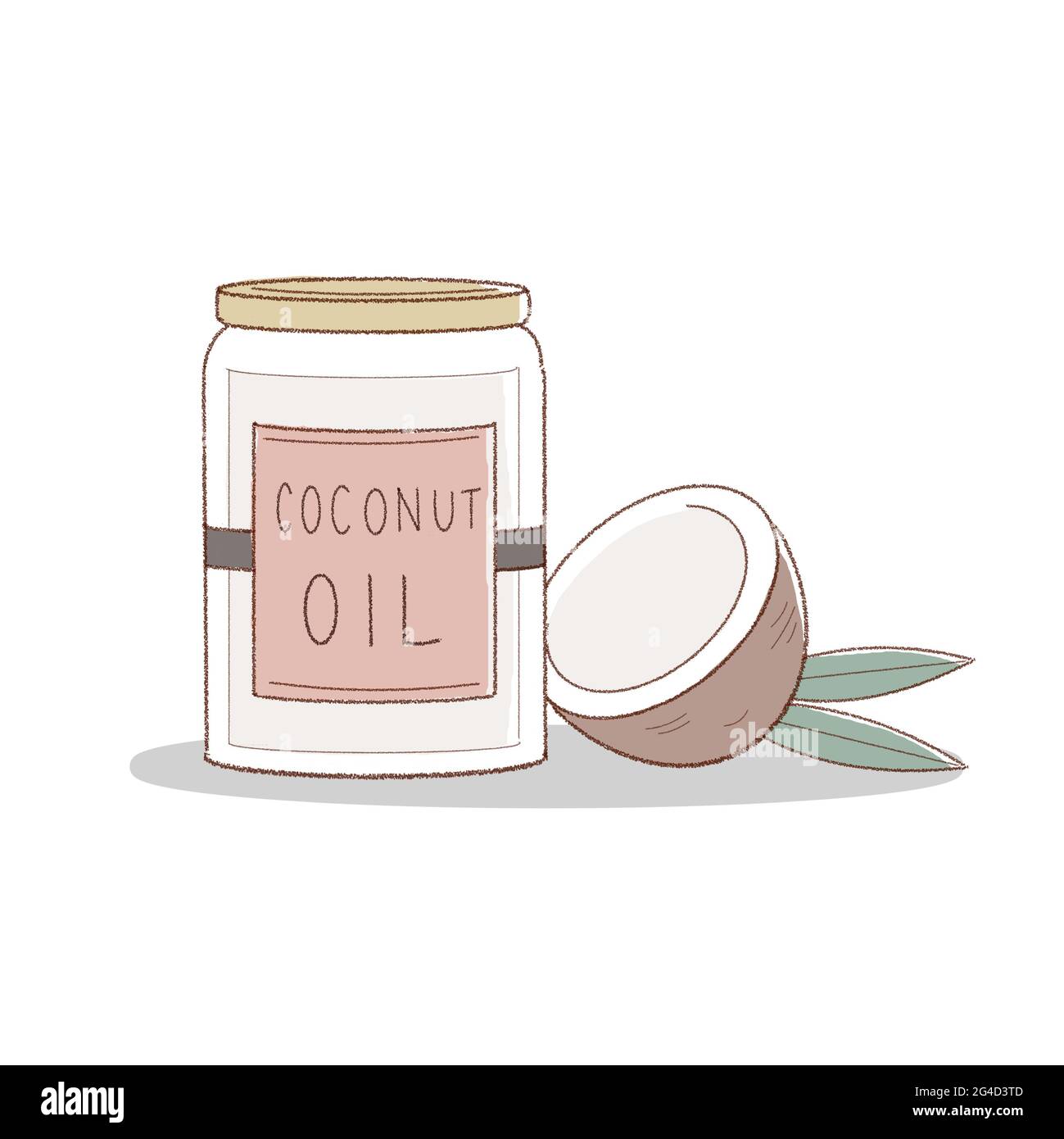 Glass jar milk simple Cut Out Stock Images & Pictures - Alamy