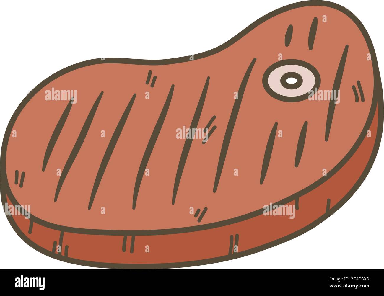 steak meat cut doodle style Stock Vector Image & Art - Alamy