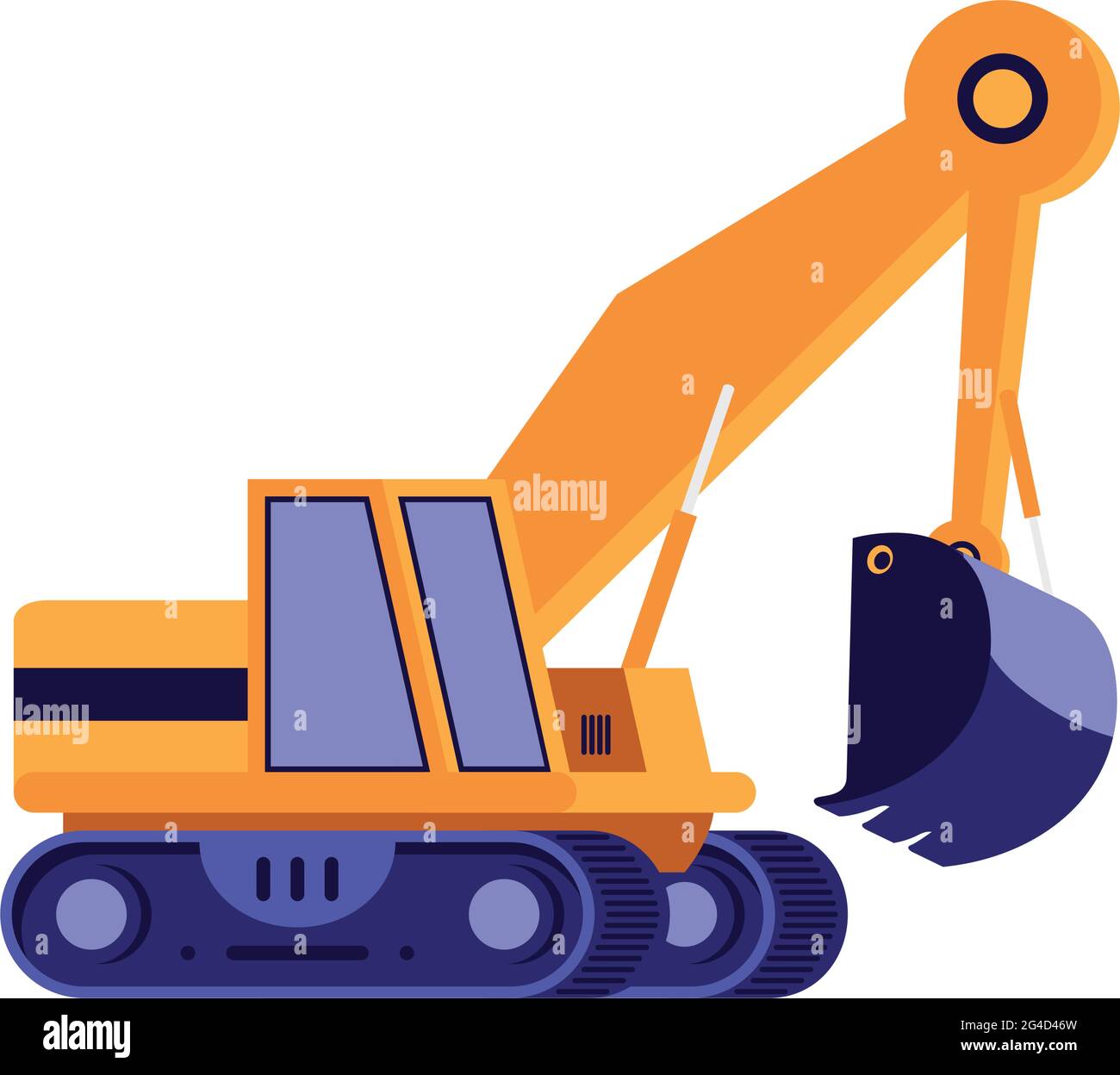 Hydraulic mining Stock Vector Images - Alamy