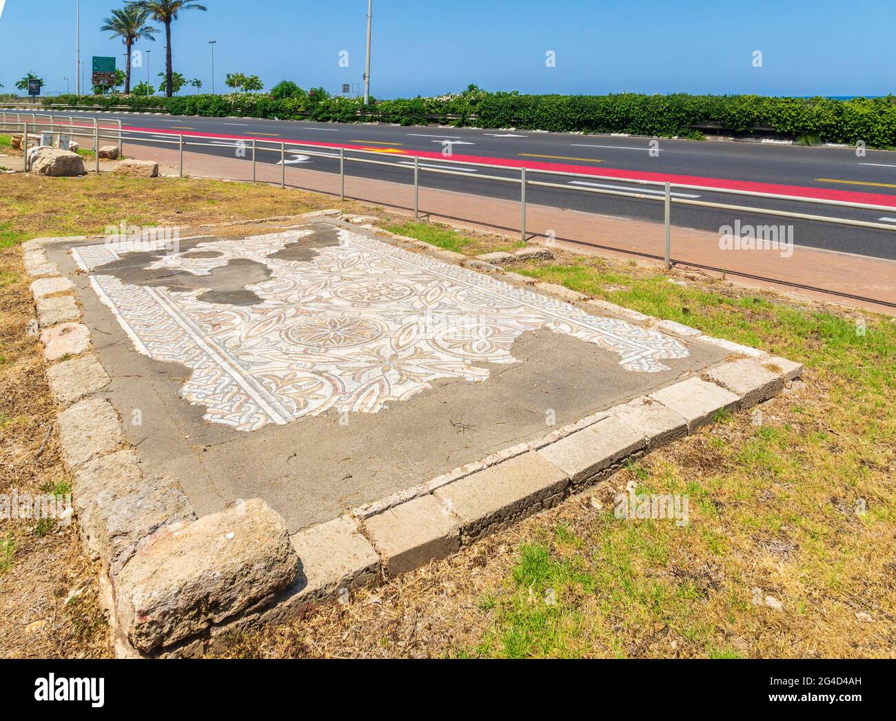 Haifa, Israel - June 12, 2021: View of ancient Byzantine era church ...