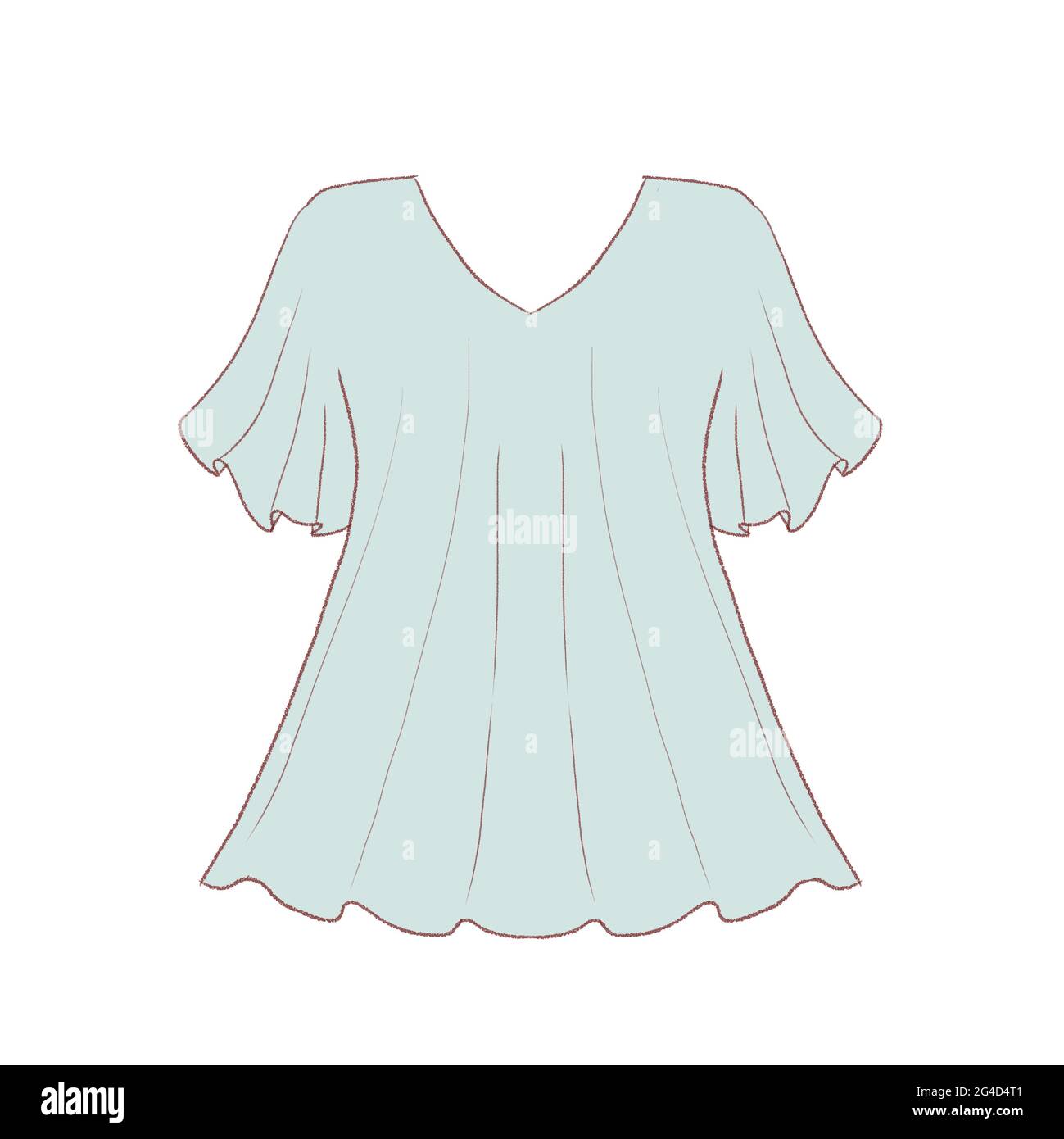 White chiffon blouse Cut Out Stock Images & Pictures - Alamy