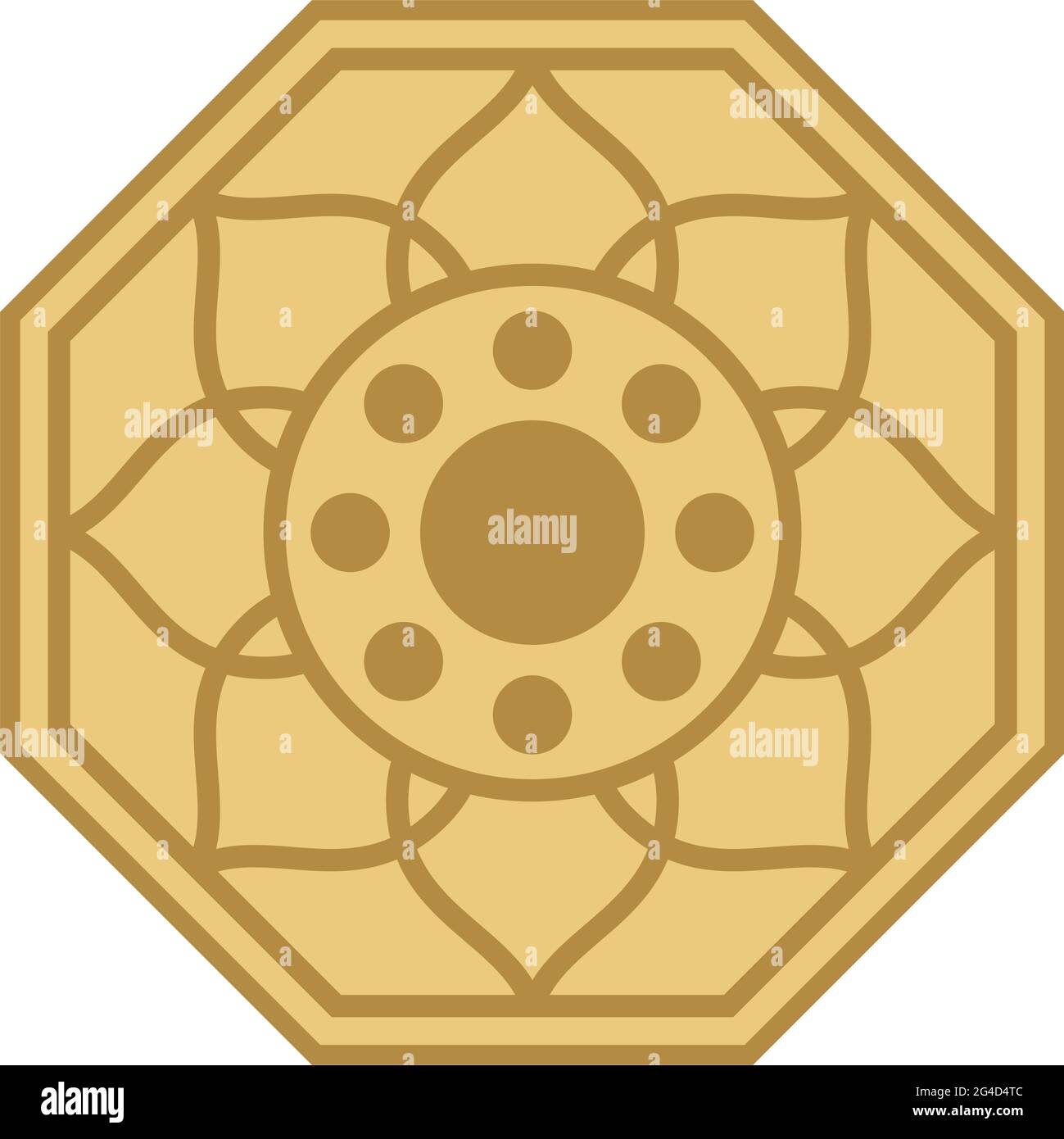 Octagon emblem hi-res stock photography and images - Alamy