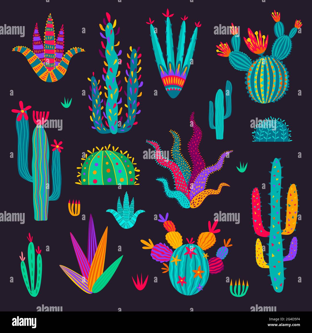 Mexican Cactus Background