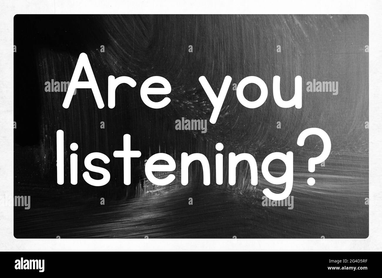 are you listening concept Stock Photo - Alamy