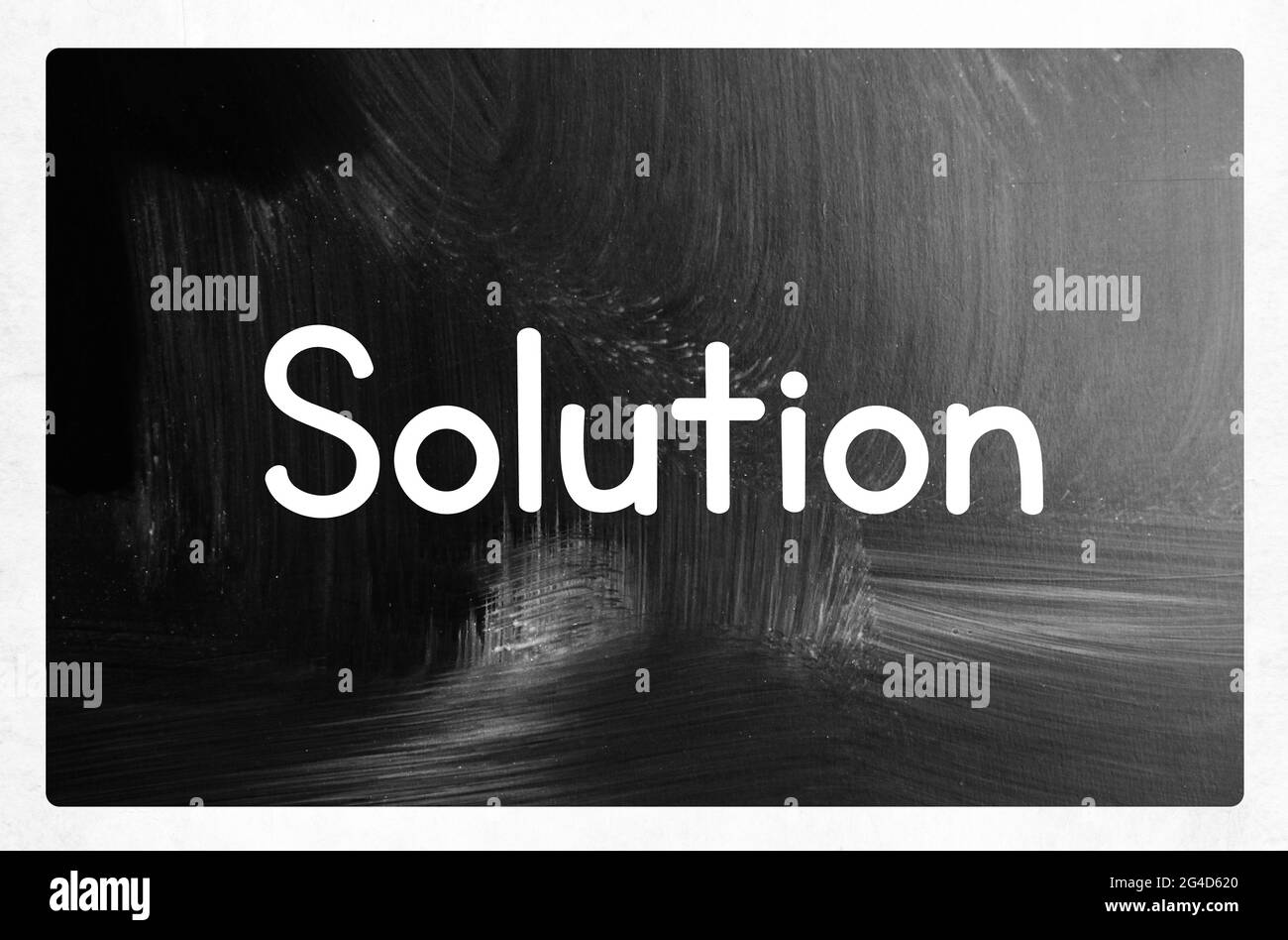 Solution map Black and White Stock Photos & Images - Alamy