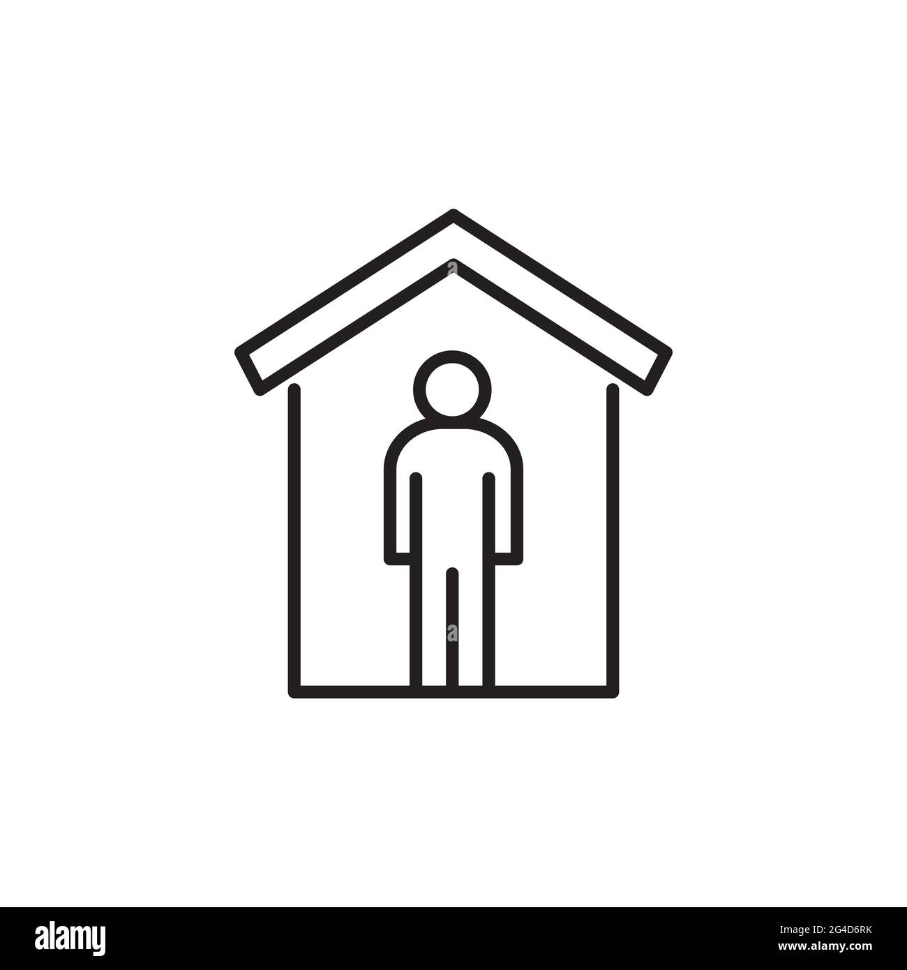 Social house stay icon Stock Vector Images - Alamy