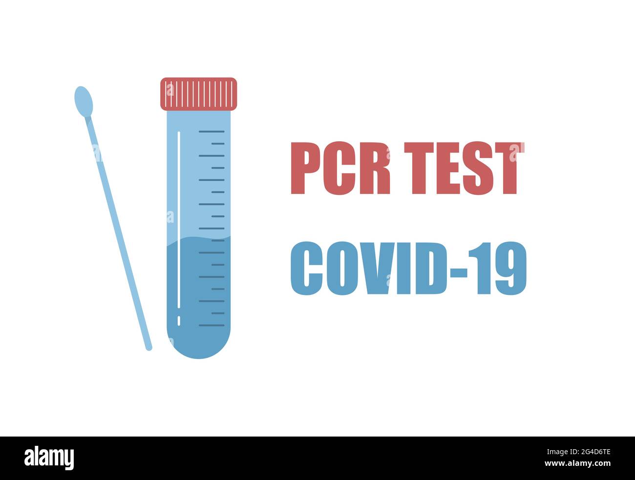 PCR test. Nasal swab laboratory analysis. Covid-19 Coronavirus testing ...
