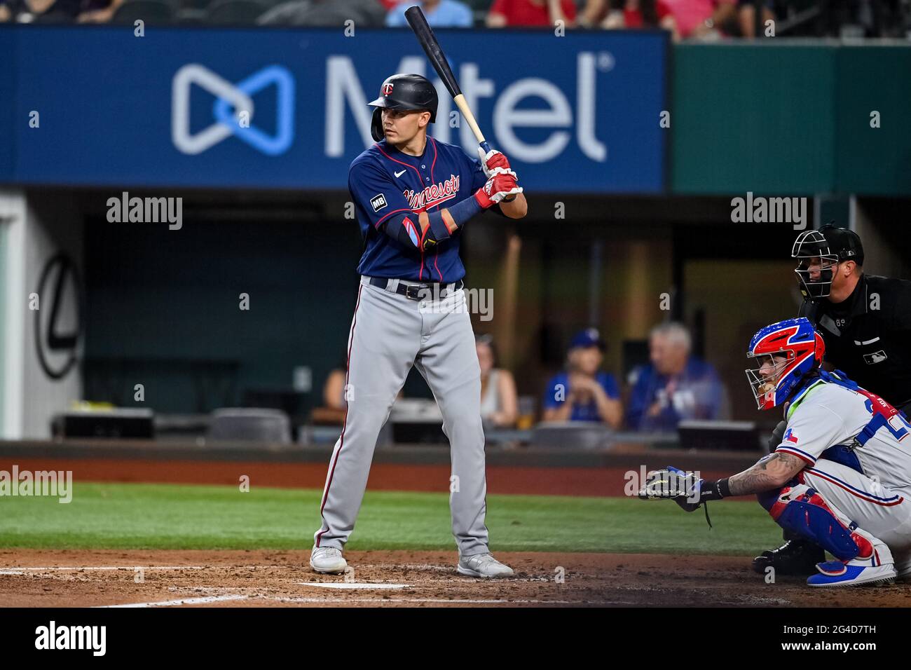 June 19th, 2021: Minnesota Twins right fielder Trevor Larnach (24) at ...