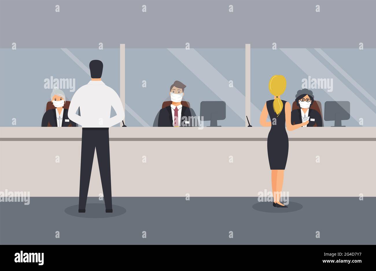 Open banking hall hi-res stock photography and images - Alamy