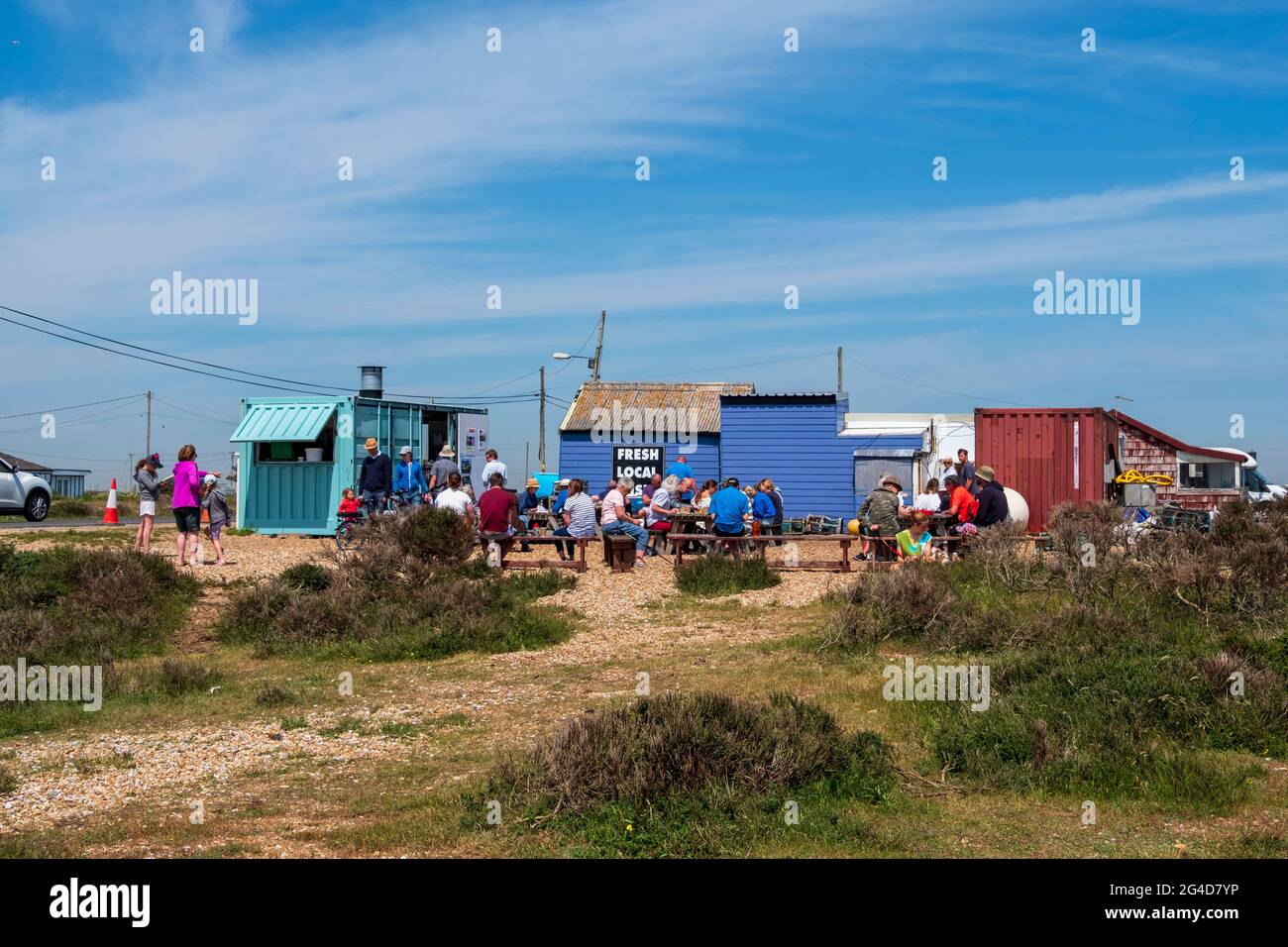 Snack shack fish hut dungeness hi-res stock photography and images - Alamy