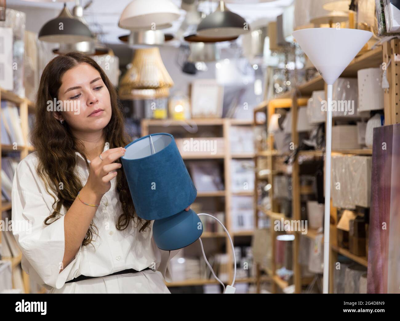 Ordinary female choosing new hi-res stock photography and images - Alamy