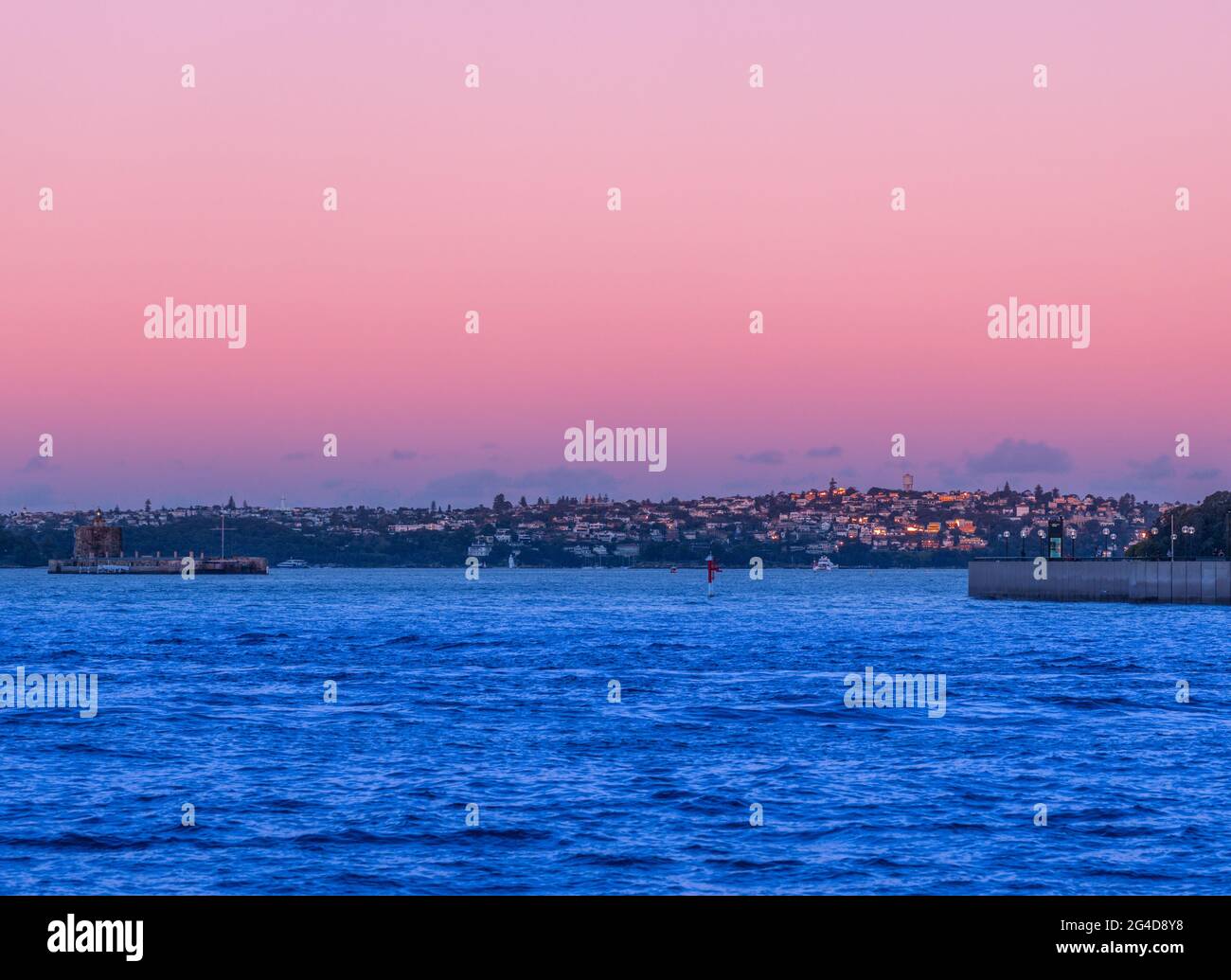 Panorama view of Sydney Harbour NSW Australia lovely turquoise waters ...