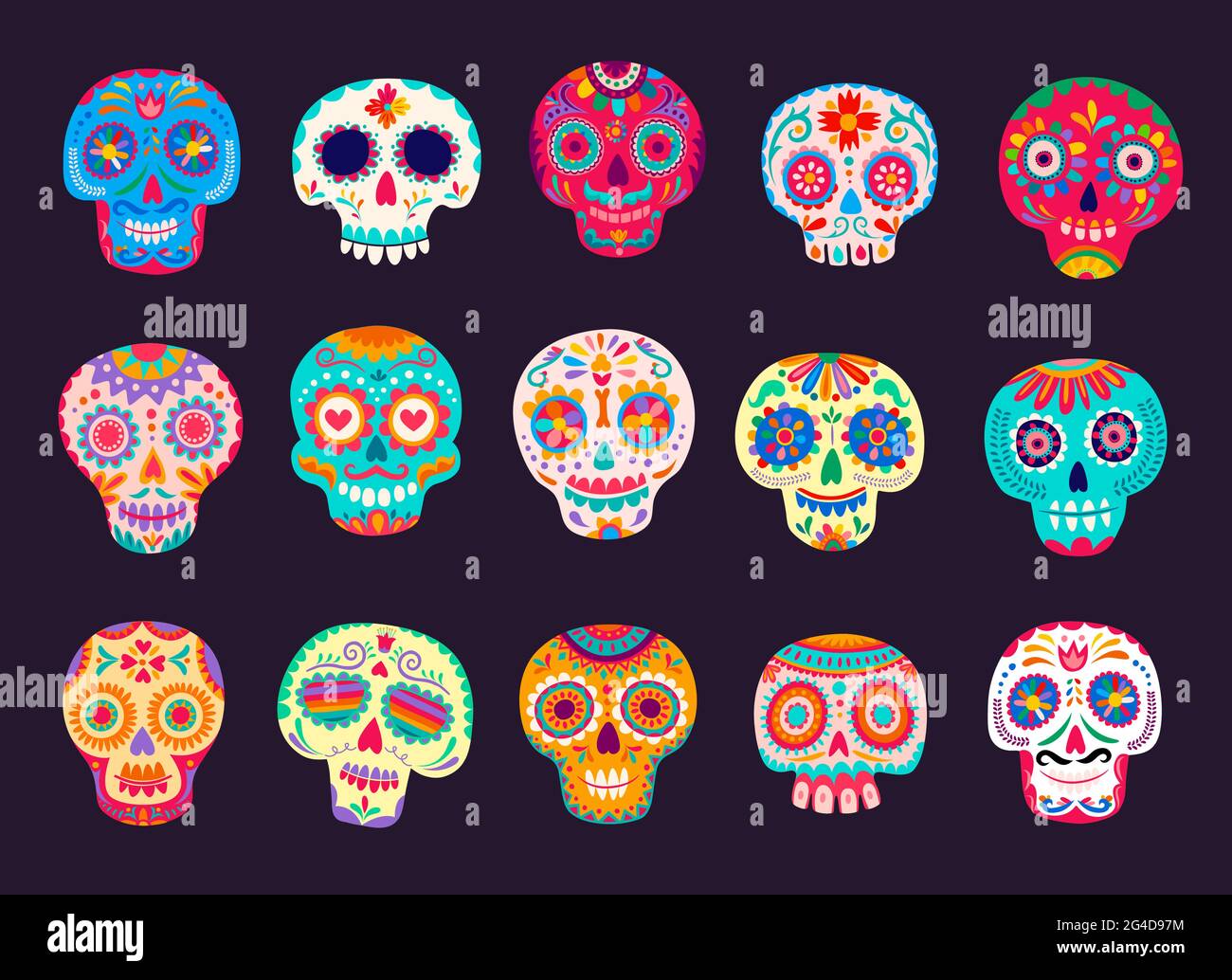 Dia De Los Muertos Sugar Skull Traditional