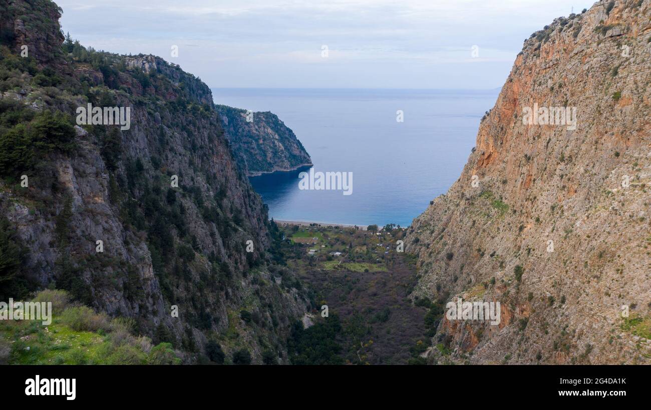 The fascinating photo of the valley of the butterflies. The valley ...